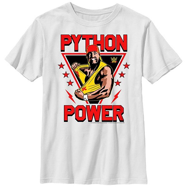 Boys WWE Hulk Hogan Python Power Graphic Tee