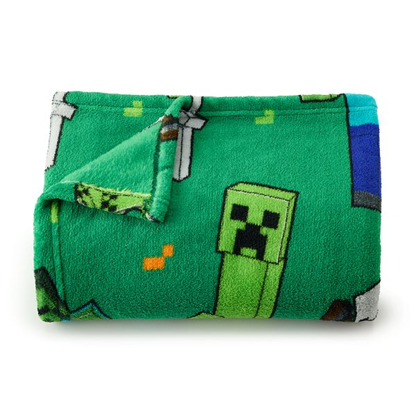 Minecraft Floating Mobs 46" x 60" Throw Blanket