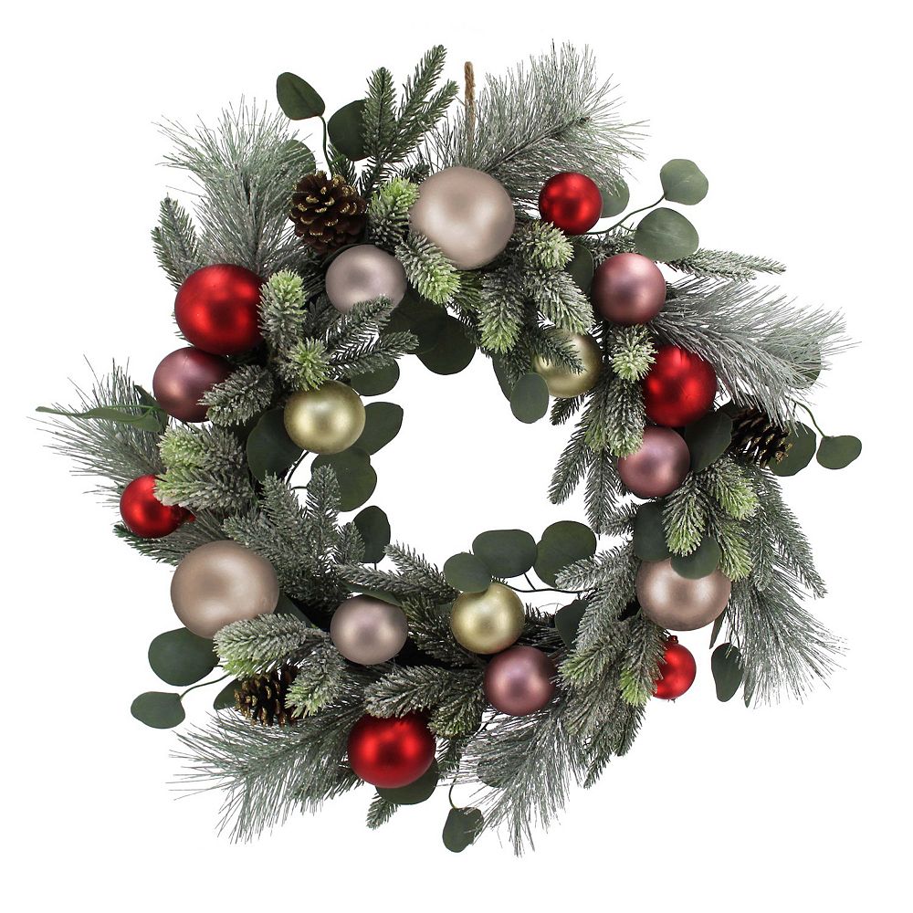 St. Nicholas Square® Bauble Greenery Artificial Wreath