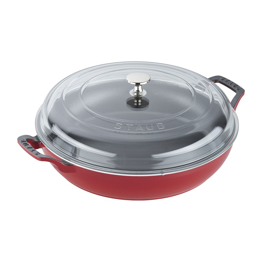 Staub Cast Iron 3.5-qt Braiser With Glass Lid