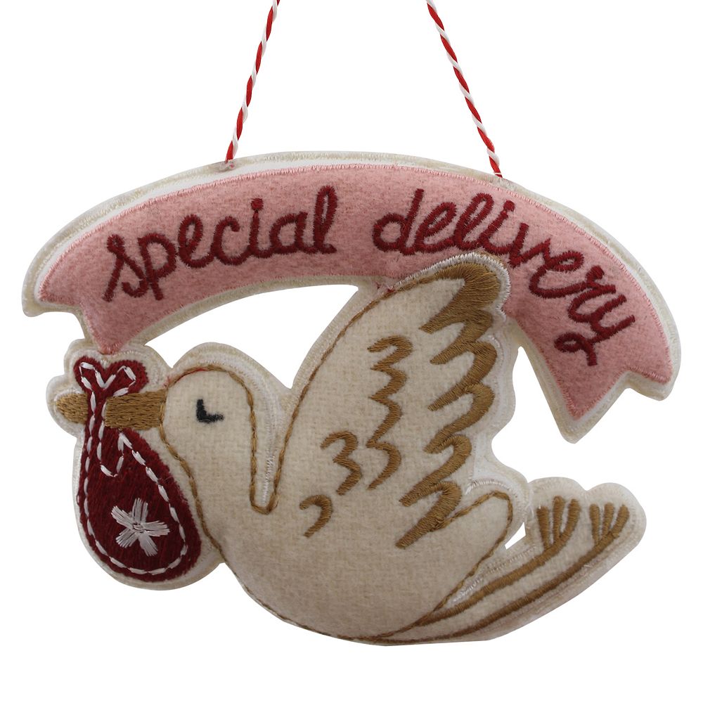 St. Nicholas Square® Pink Special Delivery 2024 Christmas Ornament