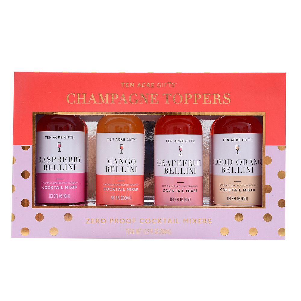 Ten Acre Gifts Champagne Toppers Gift Set
