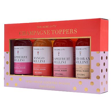 Ten Acre Gifts Champagne Toppers Gift Set