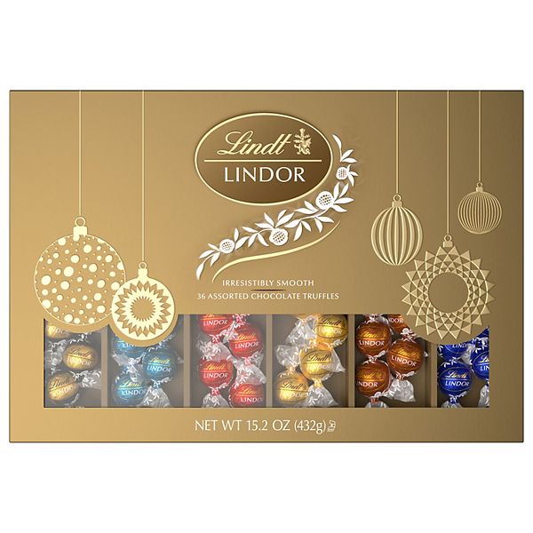 Lindt LINDOR Holiday Deluxe Assorted Gift Box 15.2 oz.