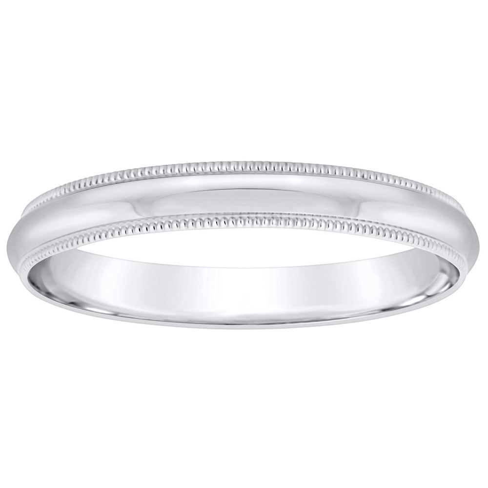 Alyson Layne 18k Gold Milgrain Wedding Band