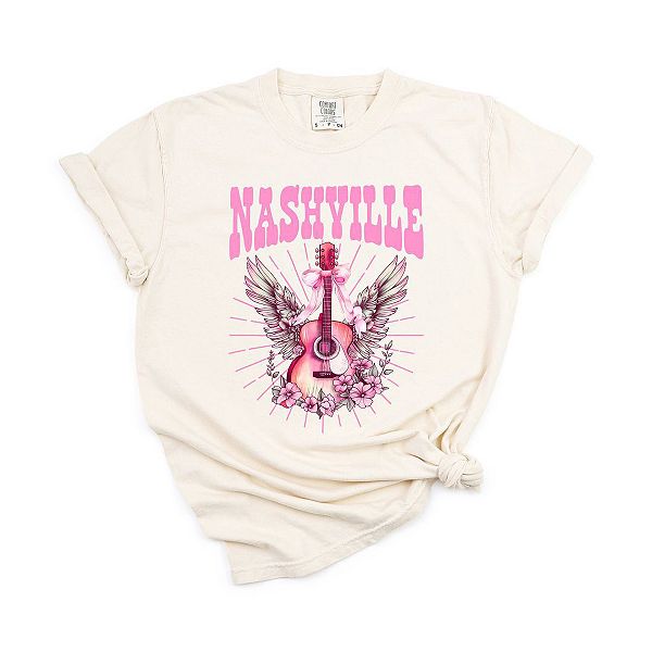 Coquette Nashville Guitar Garment Dyed Tees
