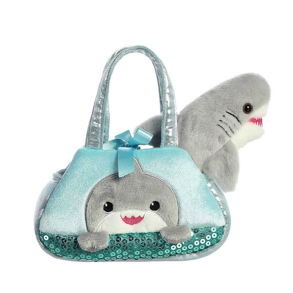 Aurora Small Blue Fancy Pals 7" Peek-a-boo Shark Fashionable Stuffed Animal