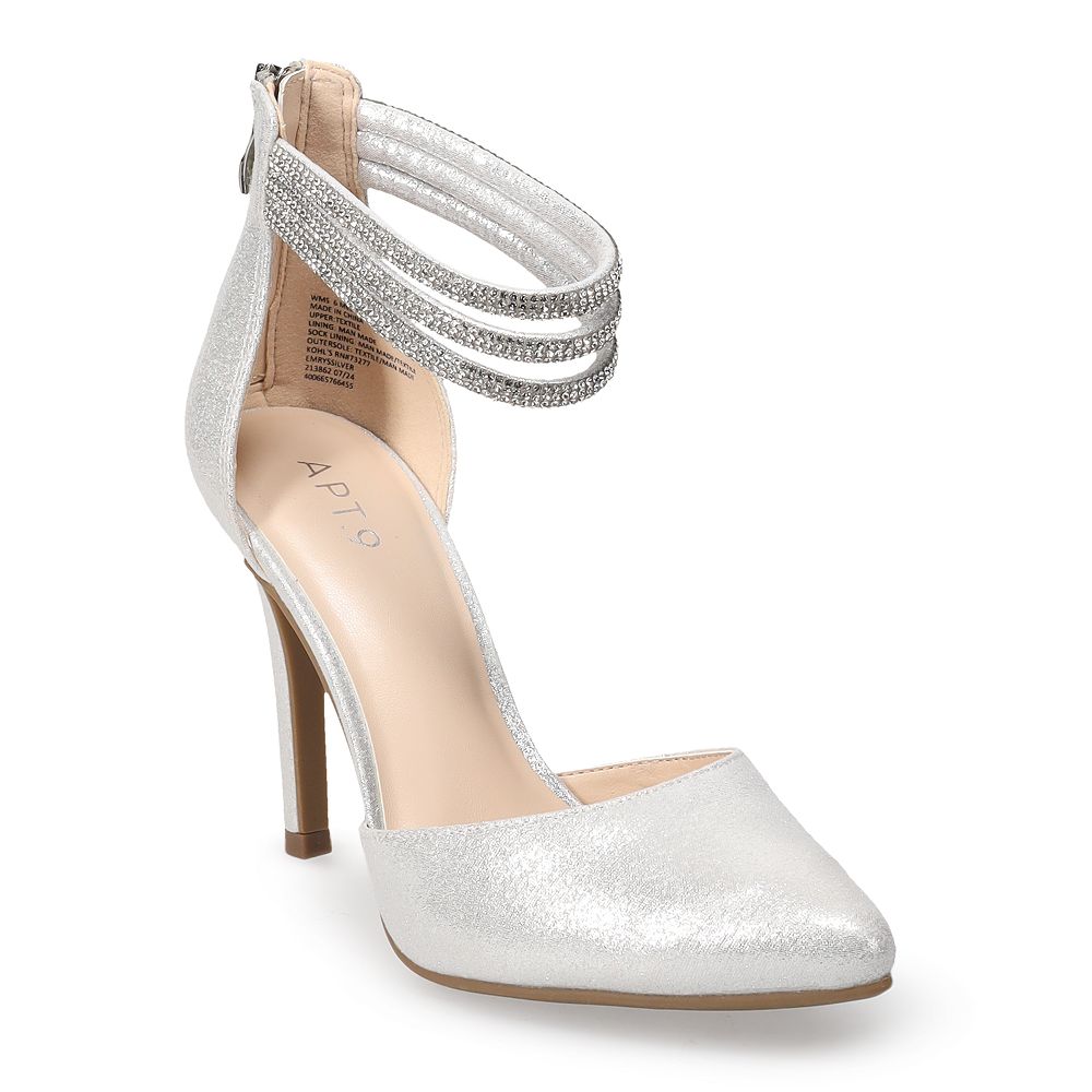 Apt. 9® Emrys Women's Studded Ankle Strap Dress Heels