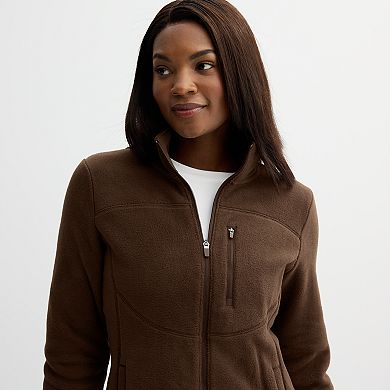 Women's Tek Gear® Fitted Micro Fleece Full Zip Jacket