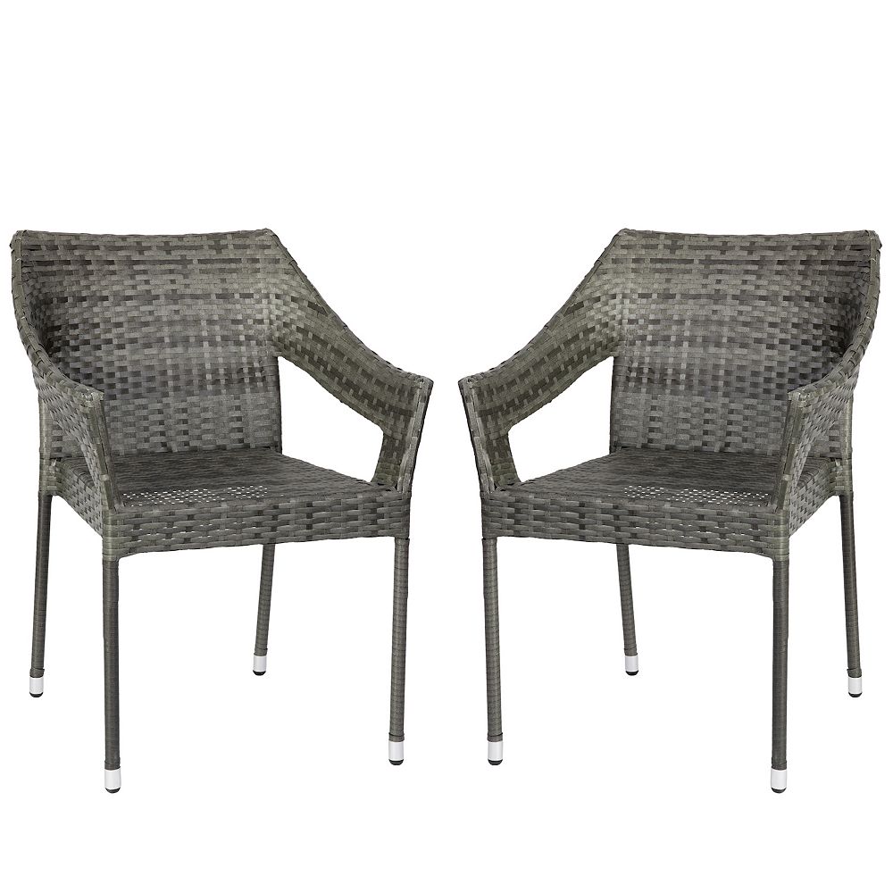 Emma and Oliver Embry All-Weather Indoor/Outdoor Stacking Patio Dining ...