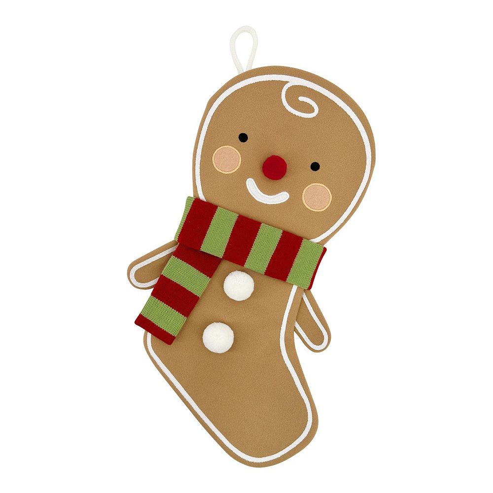 St. Nicholas Square® Gingerbread Man Christmas Stocking