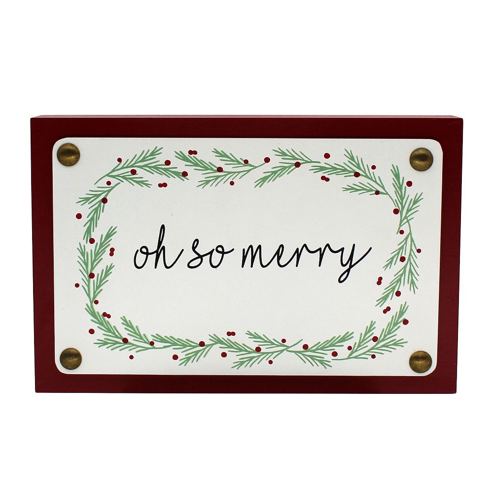 St. Nicholas Square® Oh So Merry Caption Box
