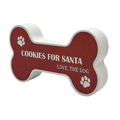 St. Nicholas Square® Dog Bone Shaped Caption Box Table Décor