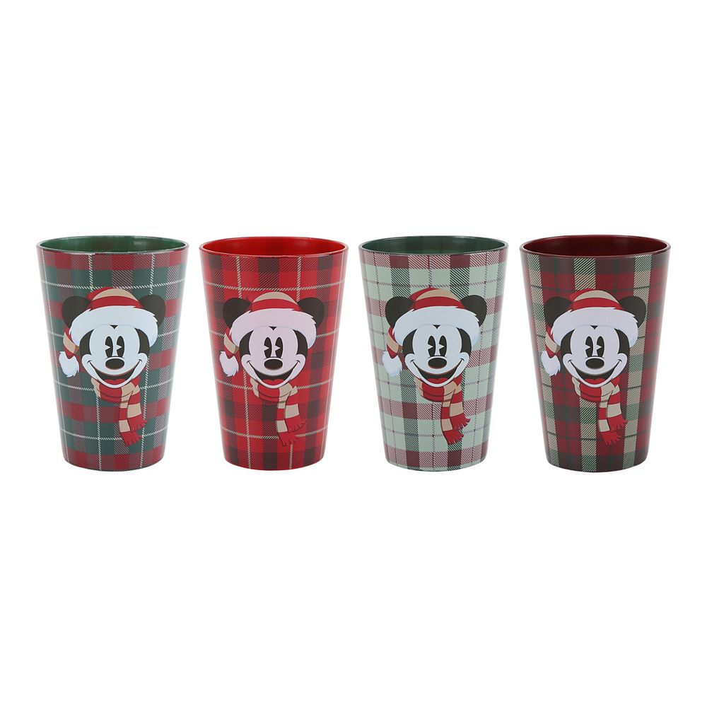 St. Nicholas Square® Disney Mickey Mouse 4-Piece Holiday Mickey Tumbler Set