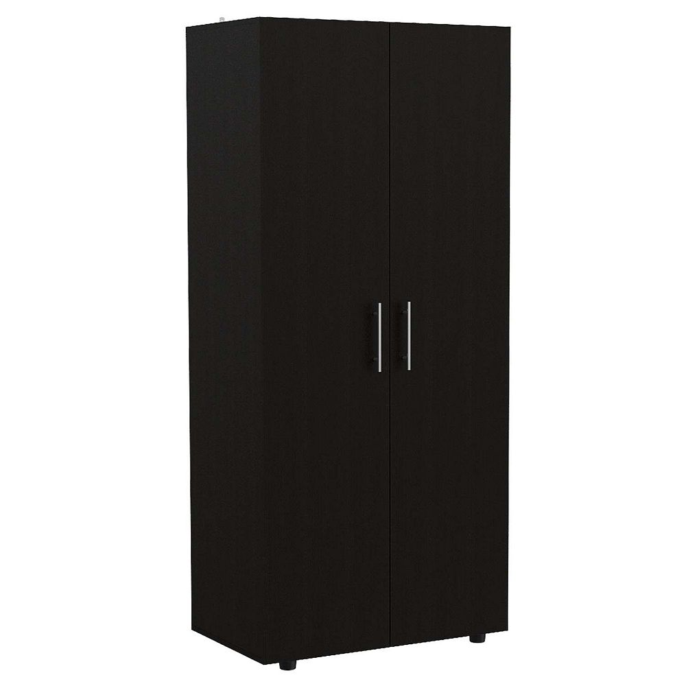 Tera Amoire, Four Shelves, Double Door Cabinet, Four Legs, Metal ...
