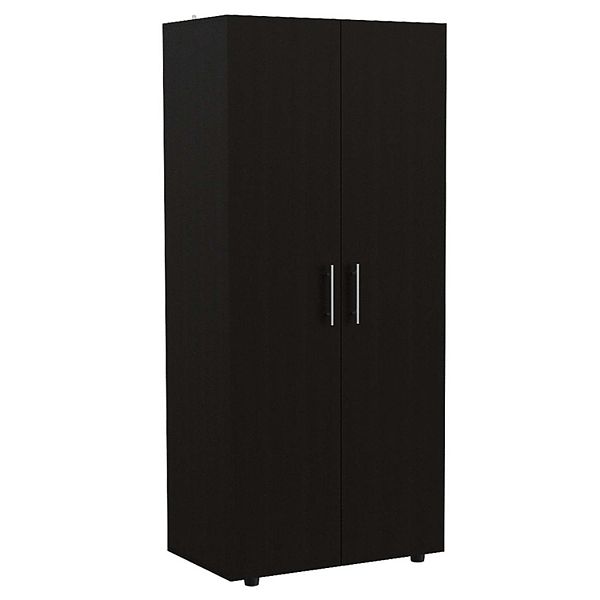 Tera Amoire, Four Shelves, Double Door Cabinet, Four Legs, Metal ...