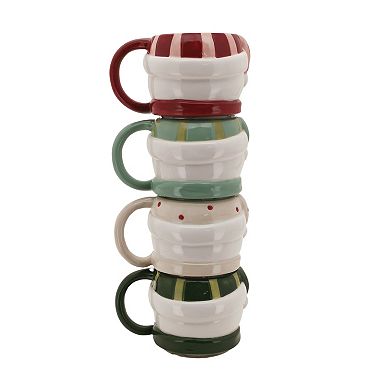 St. Nicholas Square® 4-pc. Snowmen Stacking Mug Set