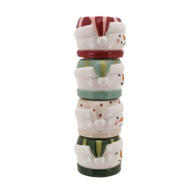 St. Nicholas Square® 4-pc. Snowmen Stacking Mug Set