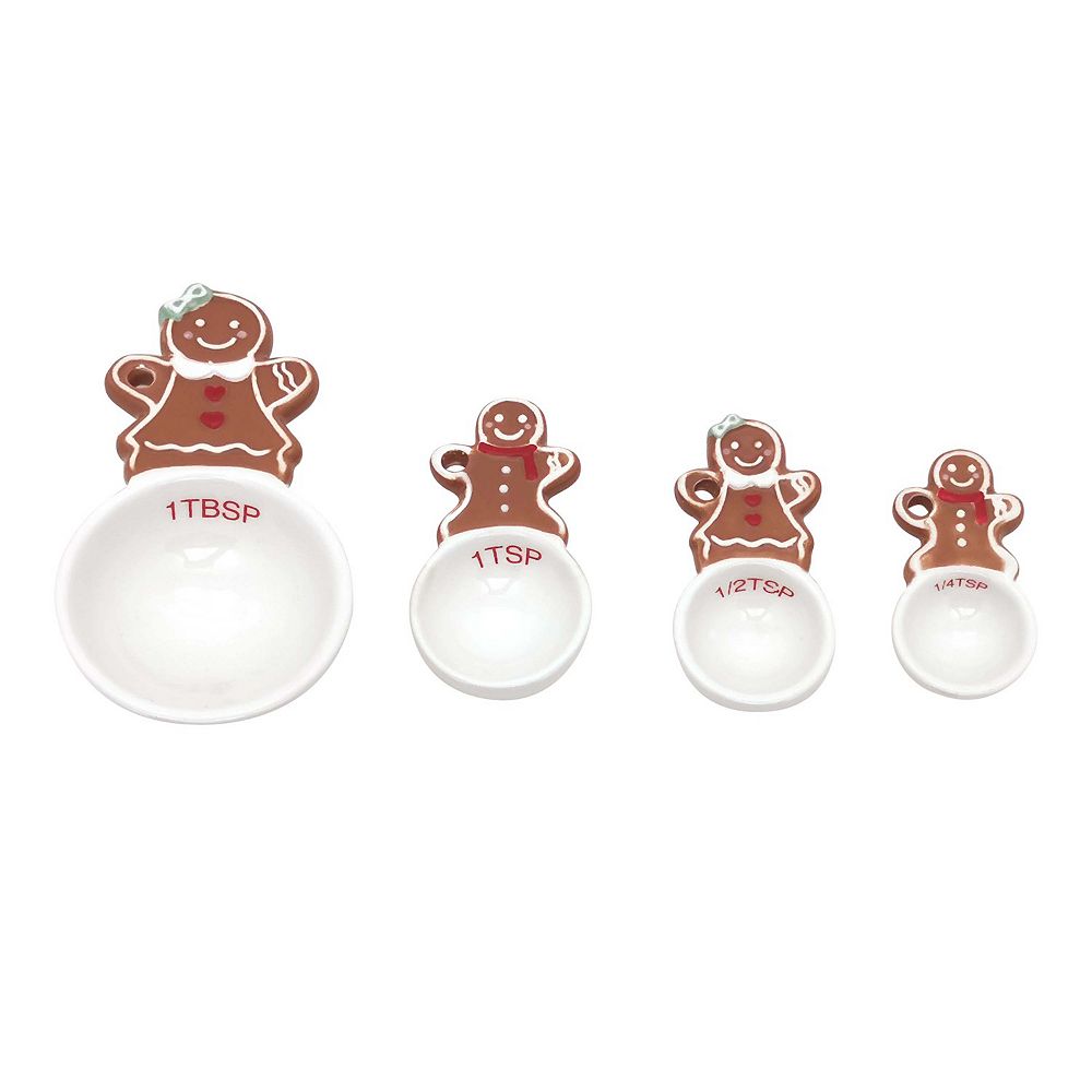 St. Nicholas Square® 4-Piece Gingerbread Man Measuring Spoon Set