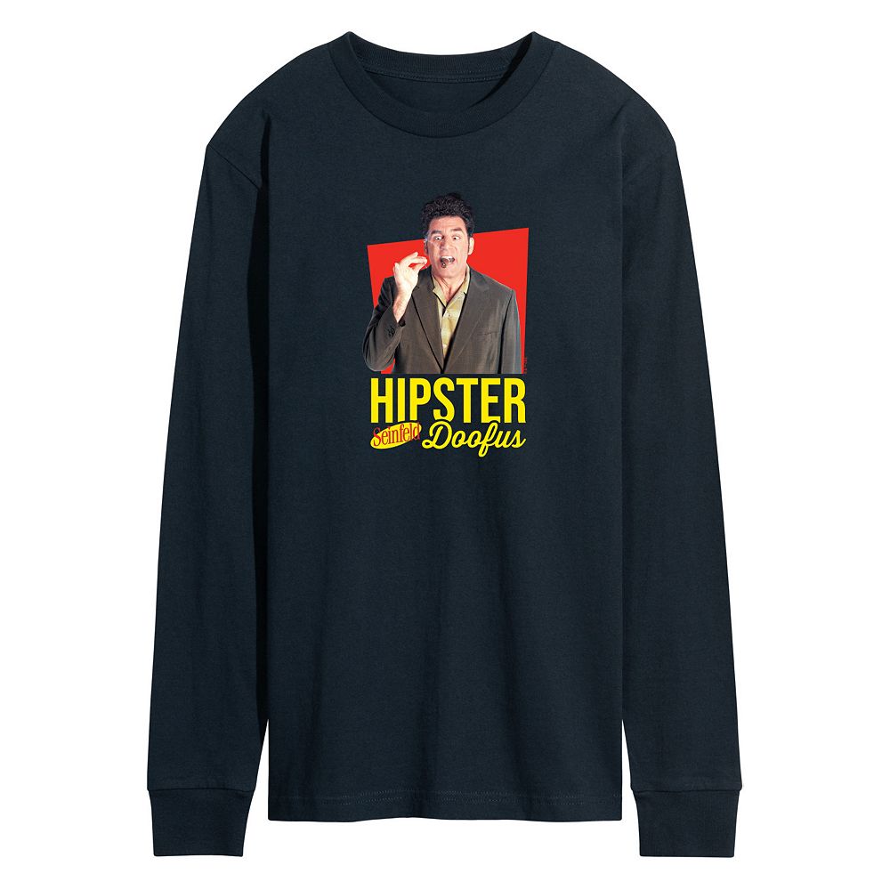Men's Seinfeld Hipster Doofus Long Sleeve Graphic Tee