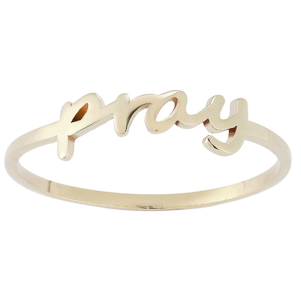 LUMINOR GOLD 14k Gold Pray Ring