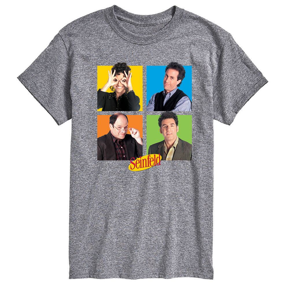 Men's Seinfeld Character Grid Graphic Tee
