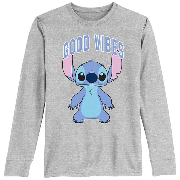Disney's Lilo & Stitch Good Vibes Only Stitch Boys 8-20 Graphic Tee