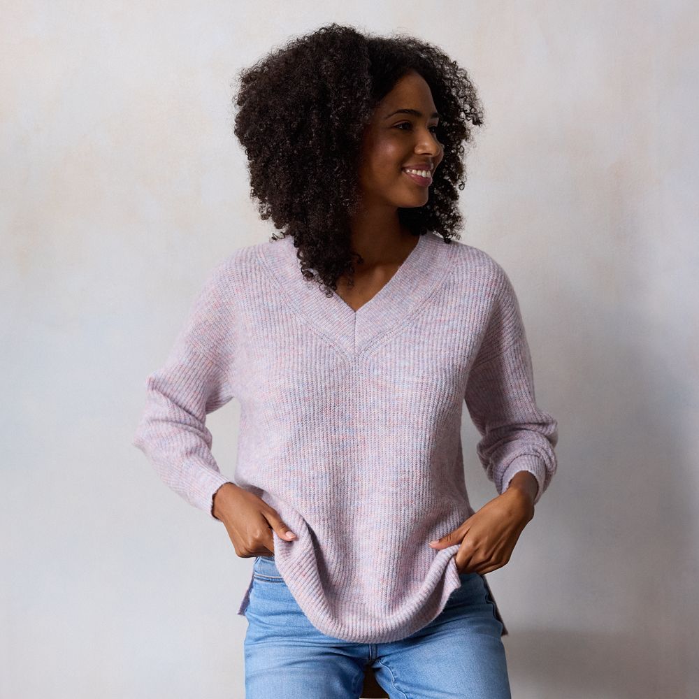 Women's LC Lauren Conrad V-Neck Tunic Sweater