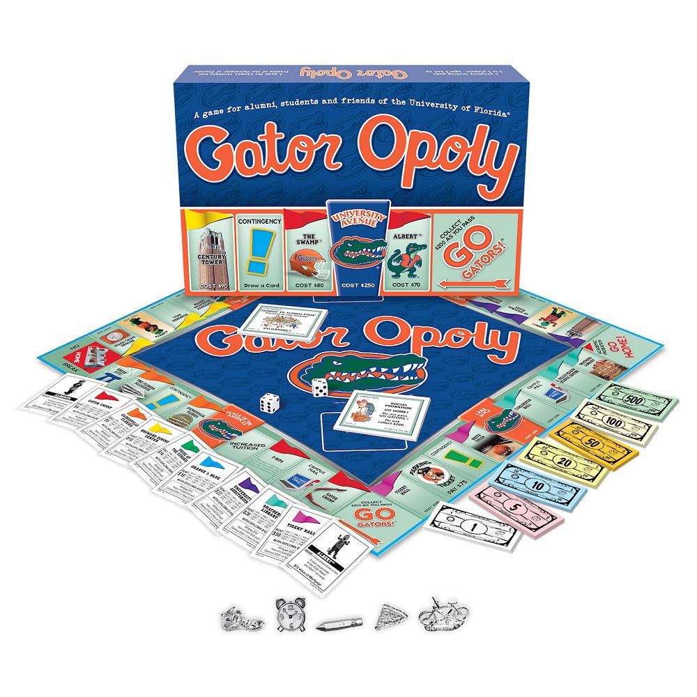Late For The Sky Gator-Opoly Board Game