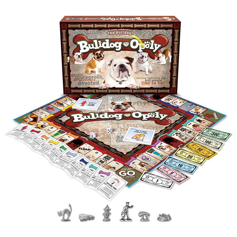 Late For The Sky Bulldog-Opoly Board Game