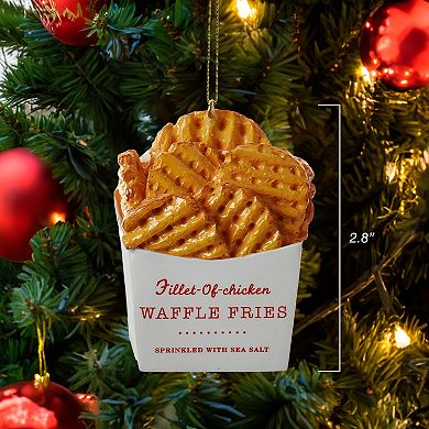 Kurt Adler French Fries Christmas Ornament