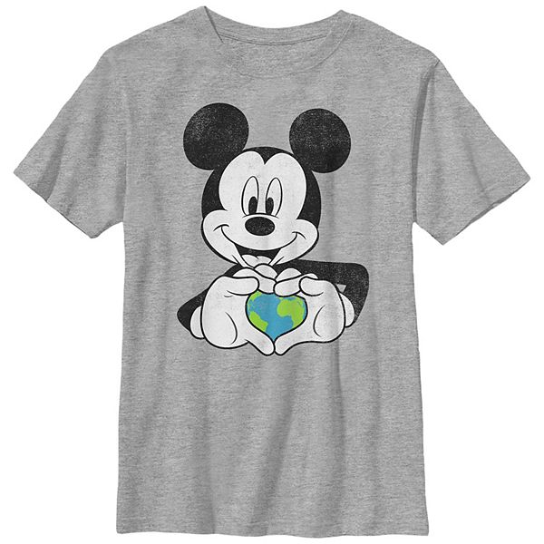 Disney's Mickey & Friends Earth Day Mickey Holding Earth Boys Husky ...