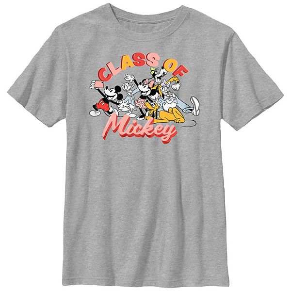 Disney's Mickey Classic Class Of Mickey Group Selfie Boys Husky Graphic Tee
