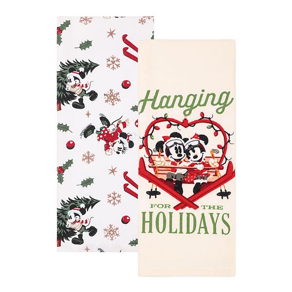St. Nicholas Square® Disney Mickey & Minnie Mouse 2-Pack Kitchen Towel Set