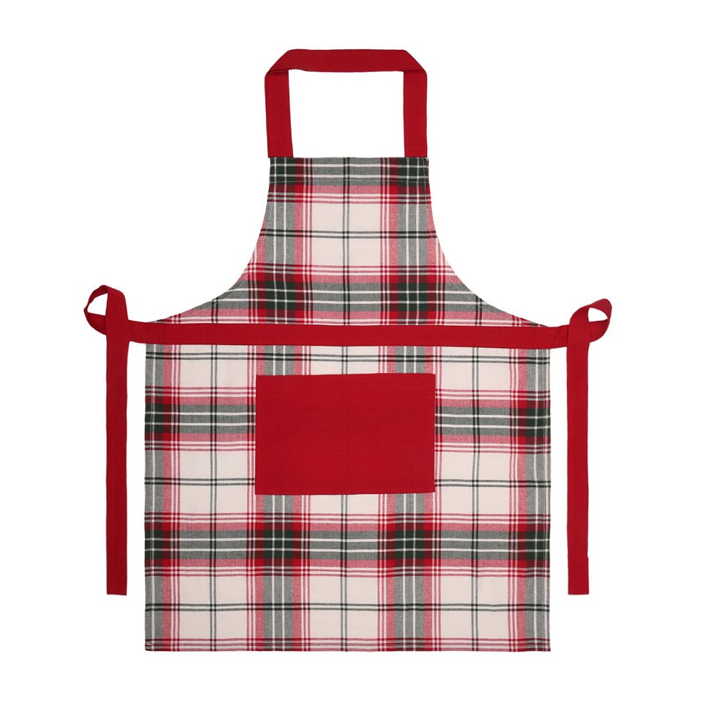 St. Nicholas Square® Holiday Plaid Apron