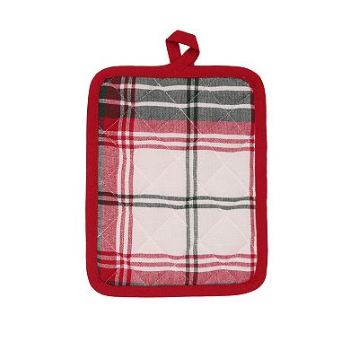 St. Nicholas Square® Holiday Plaid Oven Mitt & Pot Mitt Set