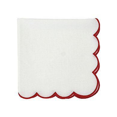 St. Nicholas Square® 4-Piece Scallop Napkin Set