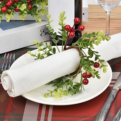 St. Nicholas Square® 4-Piece Botanical Napkin Rings Set