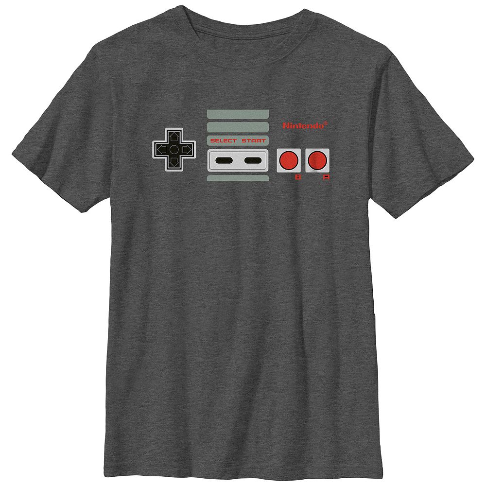 Boys Husky Nintendo Classic Controller Buttons Graphic Tee