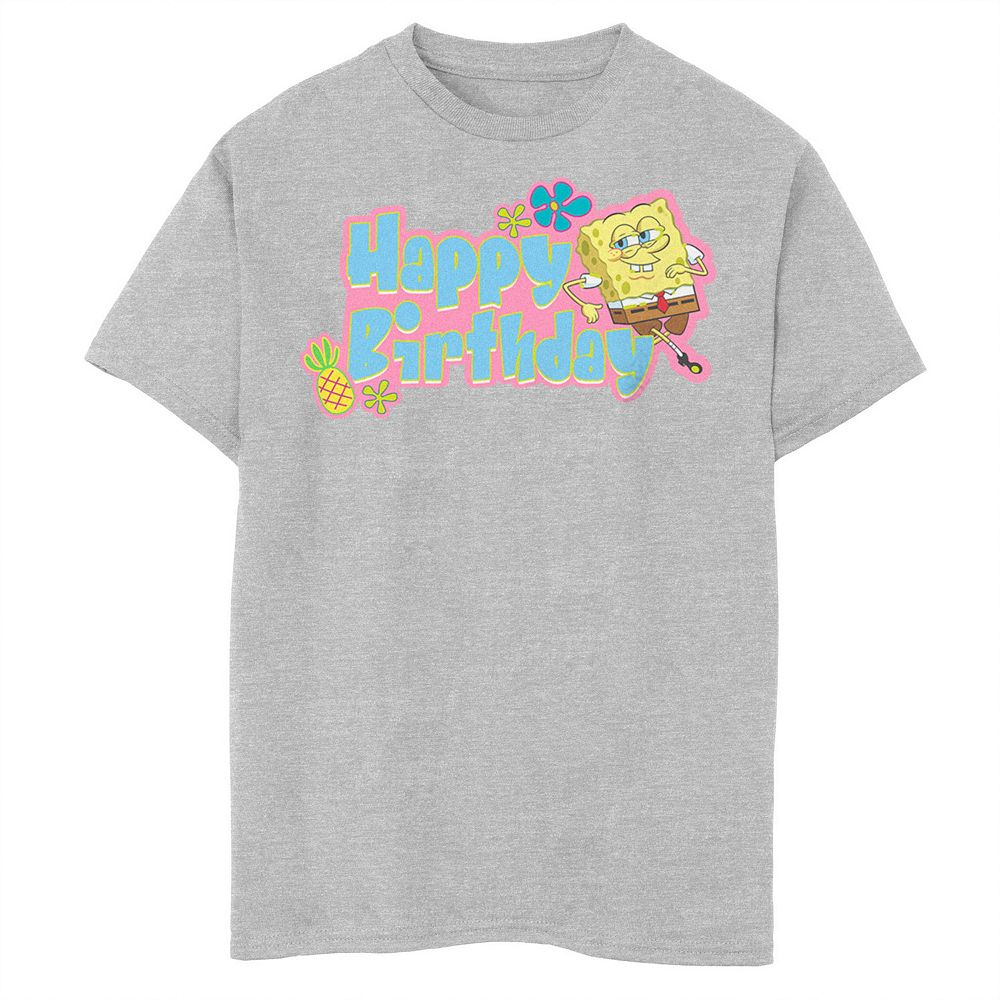 Boys 8-20 SpongeBob SquarePants Happy Birthday Graphic Tee