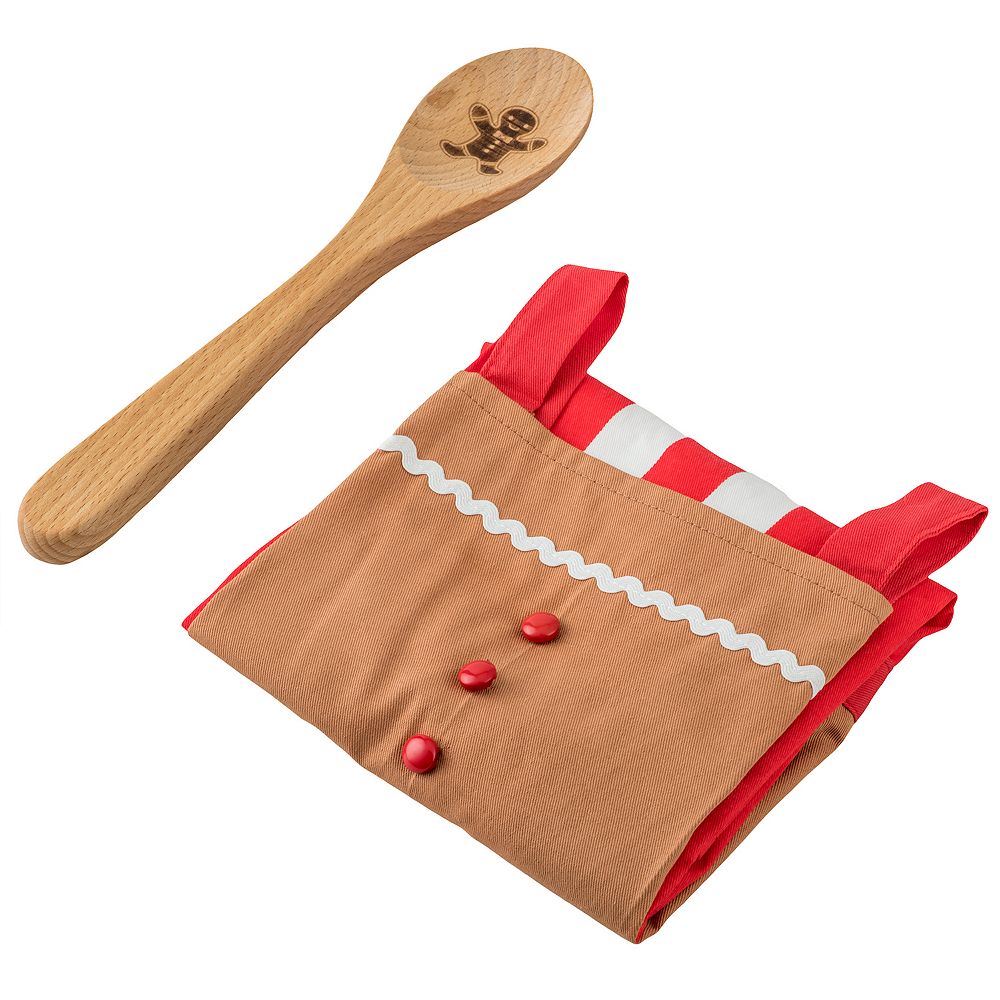 St. Nicholas Square® 2-pc. Adult Gingerbread Man Apron & Spoon Set