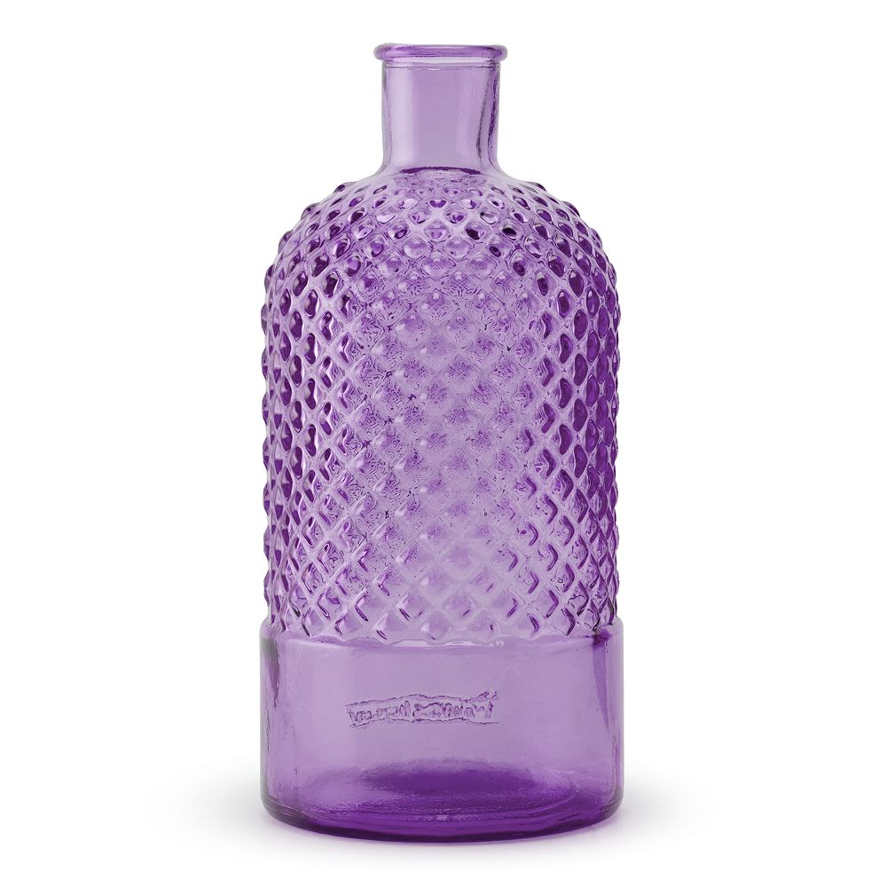 Discover Europe Vidrios San Miguel Retro Diamond Recycled Glass Bottle