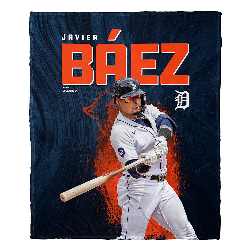MLB Detroit Tigers Player Silk Touch Throw Blanket
