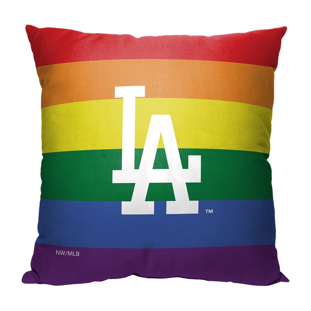 MLB Los Angeles Dodgers Pride Series Printed Pillow - 18" x 18"