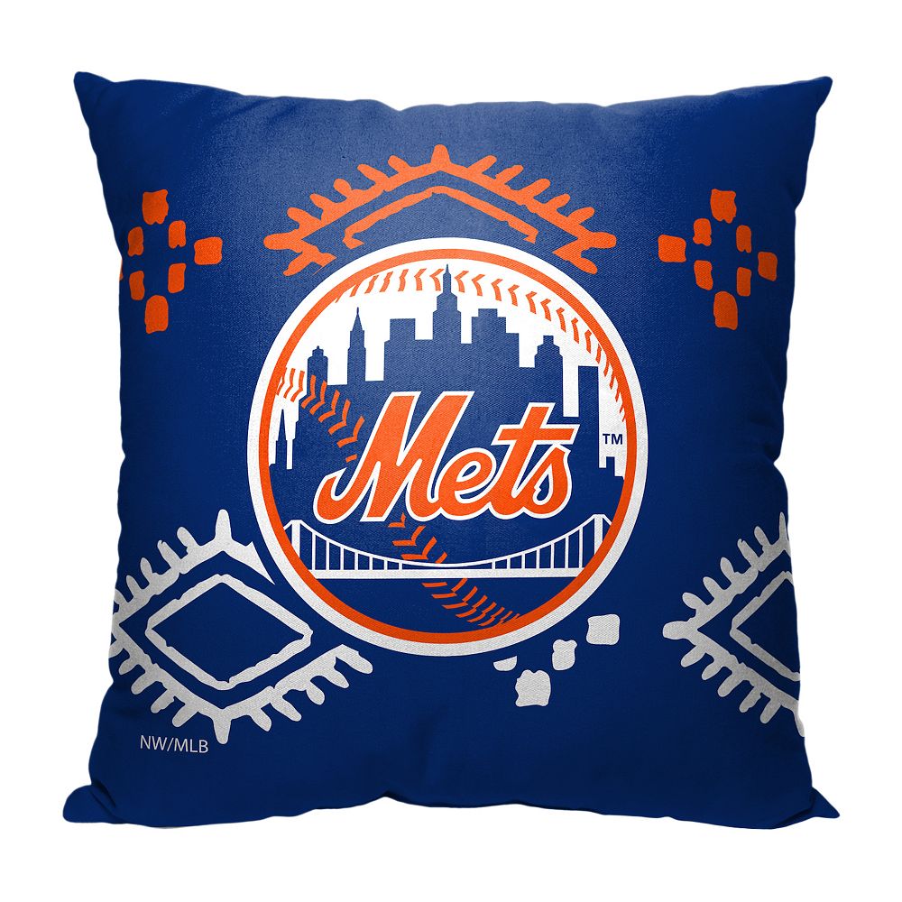 MLB New York Mets Sugar Skull Printed Pillow - 18" x 18"