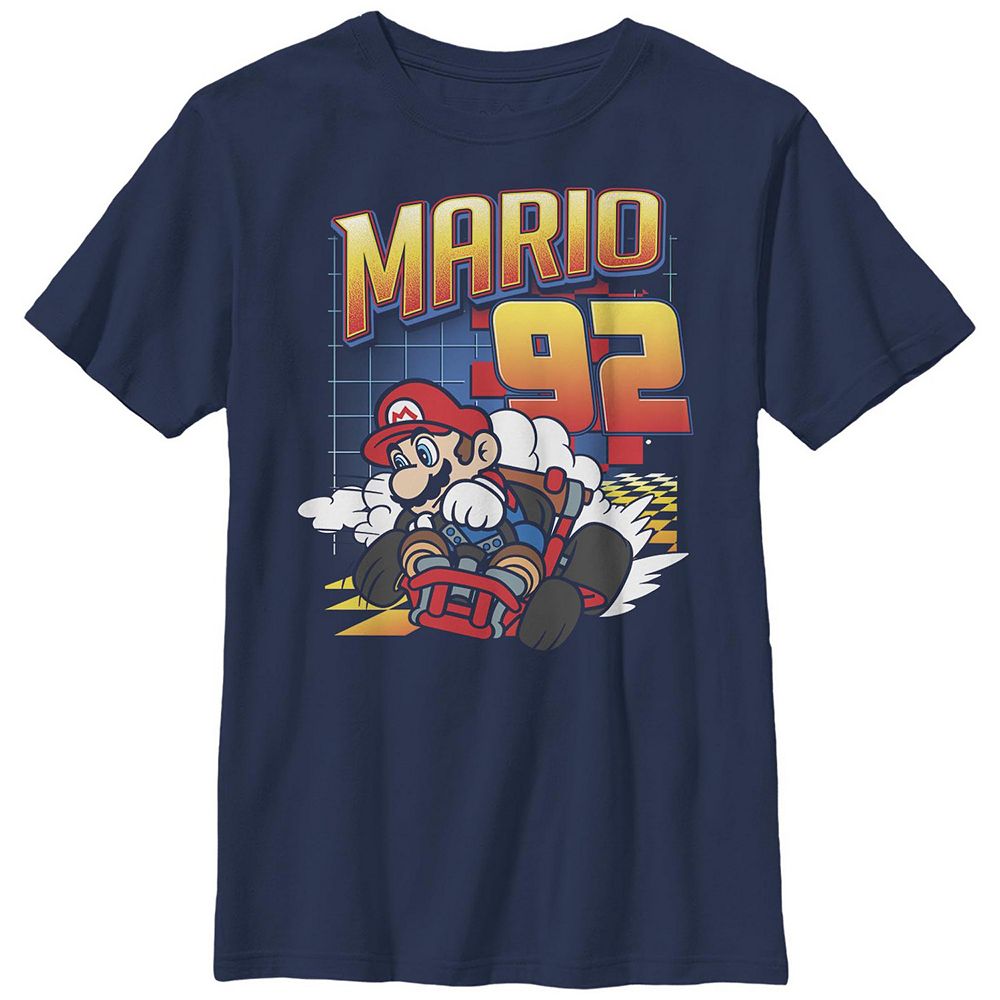 Boys 4-7 Mario Kart Racing Mario 92 Graphic Tee