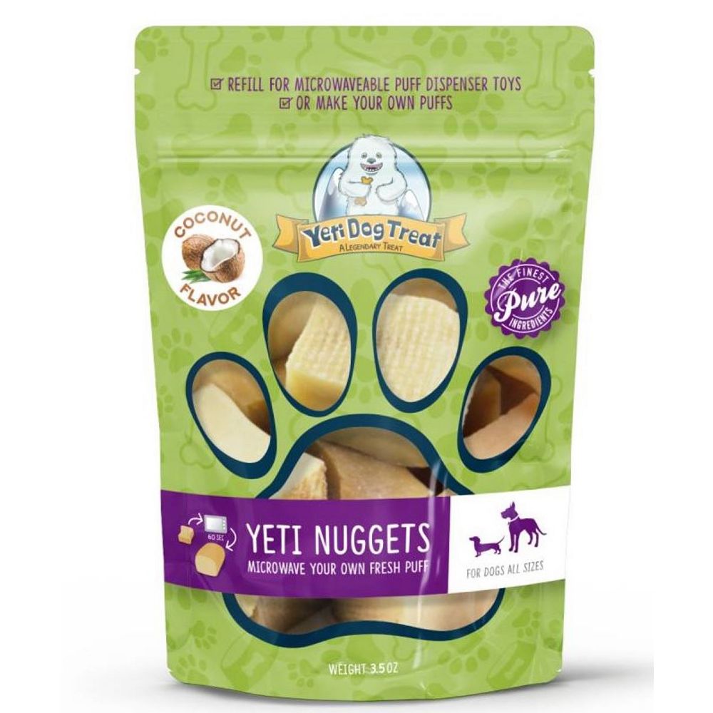 Yeti Refill Nuggets Natural Yak Cheese Treats For Puff And Play Dog Toy