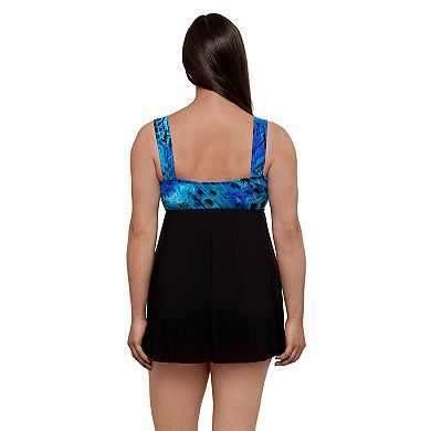Women's Great Lengths Mermaid Waters Tie Front Swimdress
