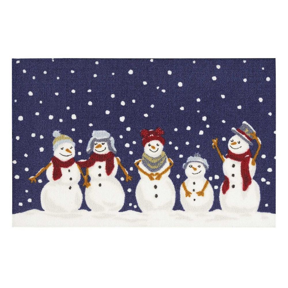 St. Nicholas Square® Snowmen Holiday Non-Slip Accent Rug