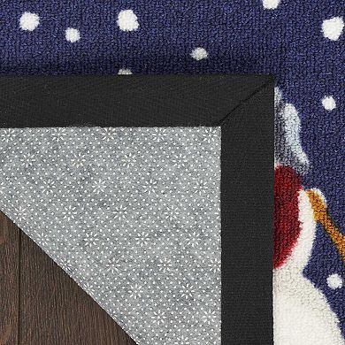 St. Nicholas Square® Snowmen Holiday Non-Slip Accent Rug